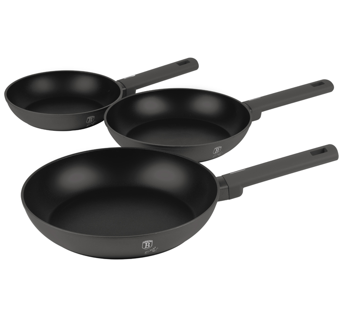 Berlinger Haus 3 részes indukciós serpenyő szett Antracit Collection – Kerámia Otthon Vintage ...